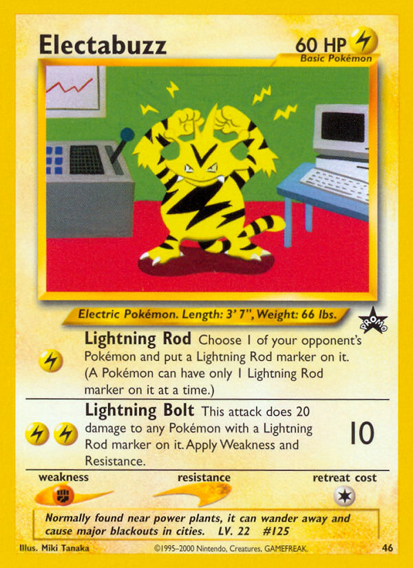 Pokemon Electabuzz Card