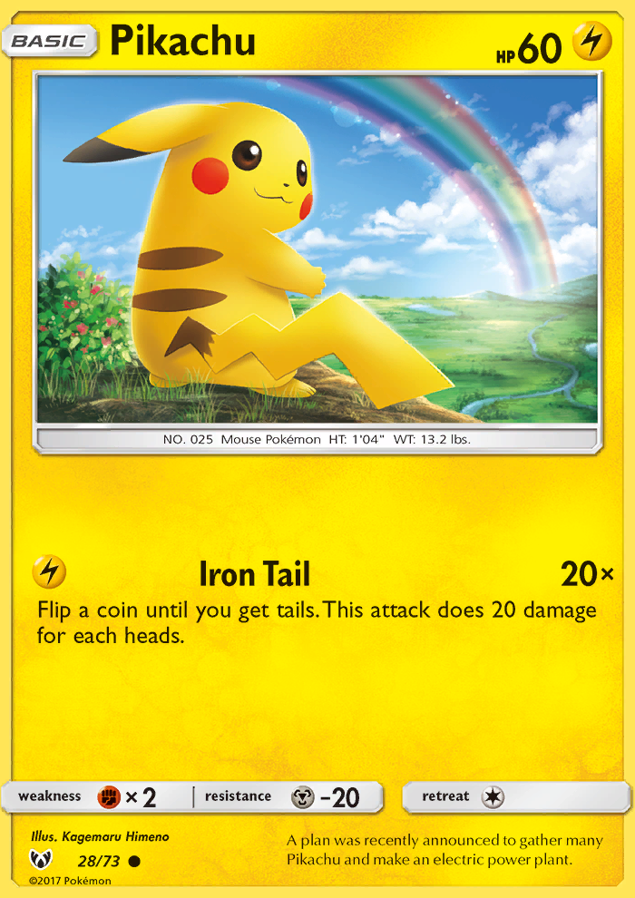 Pikachu 28 Shining Legends Pokefol io Current Historical Prices
