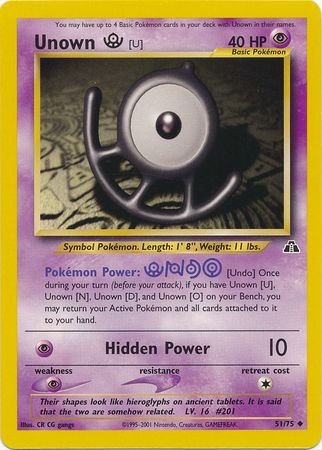 Unknown Pokemon Card